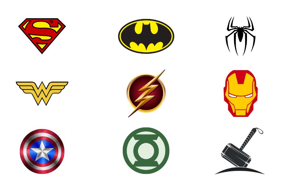 Justice League Characters Symbols